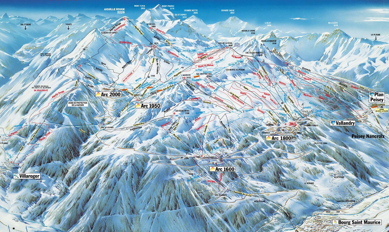 Skiareál Les Arcs